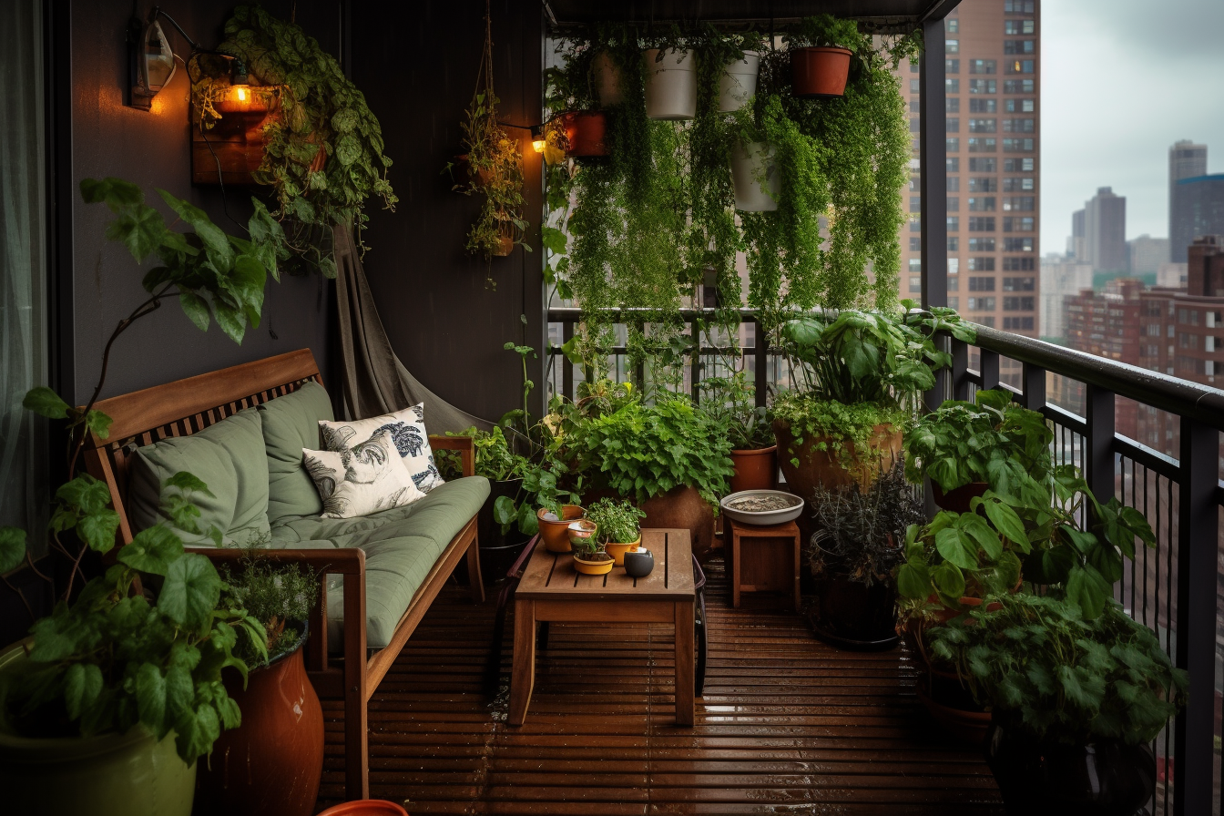 RainBloom Balcony Rainwater Collector: Plant-Friendly Solution